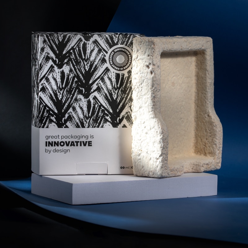 Luxury Mycelium Box White: 13,6 x 9,8 x 3,5cm - GROWN bio