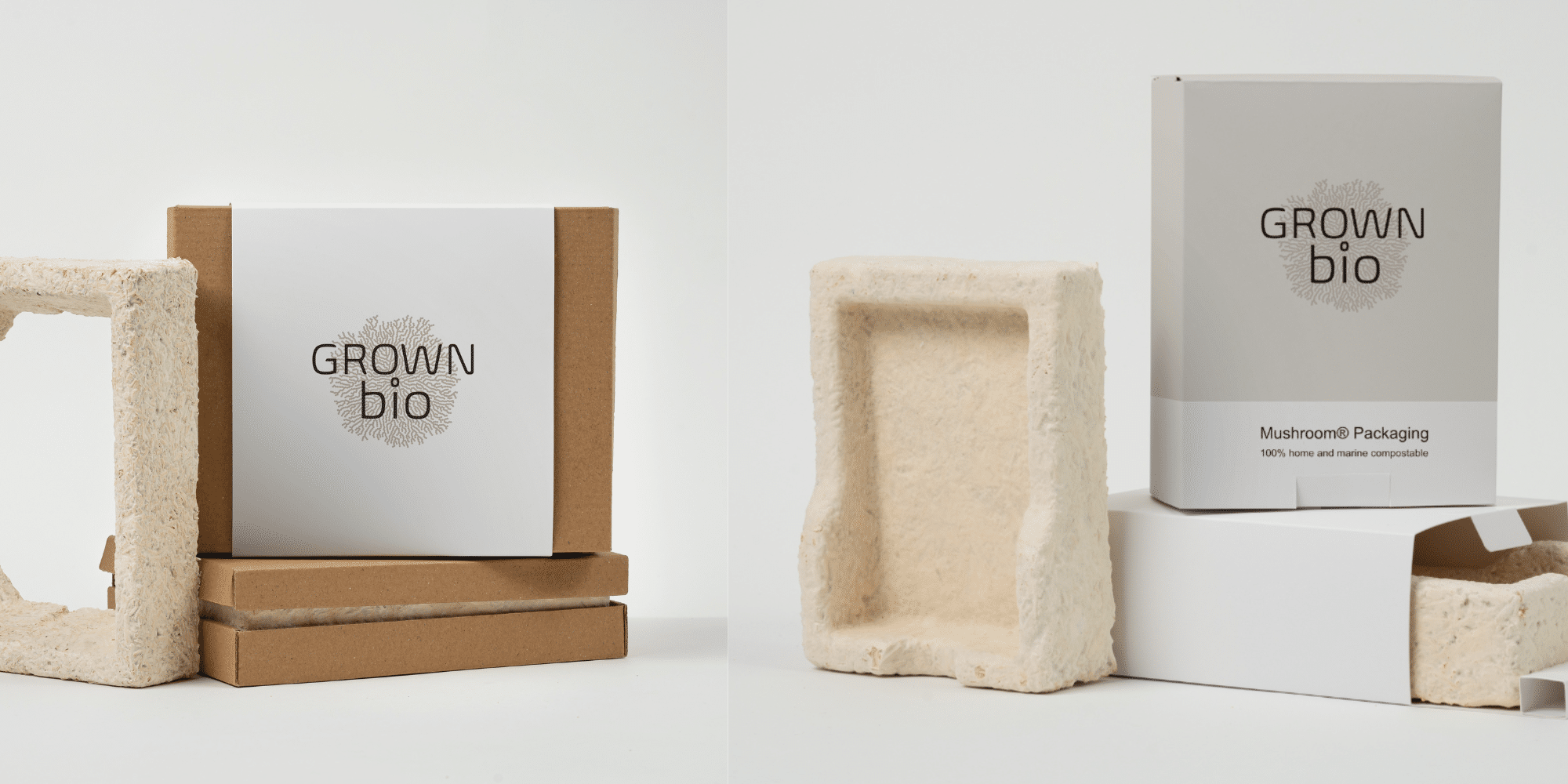 Sterker - Veiliger - Duurzaam Mycelium Verpakking - GROWN bio